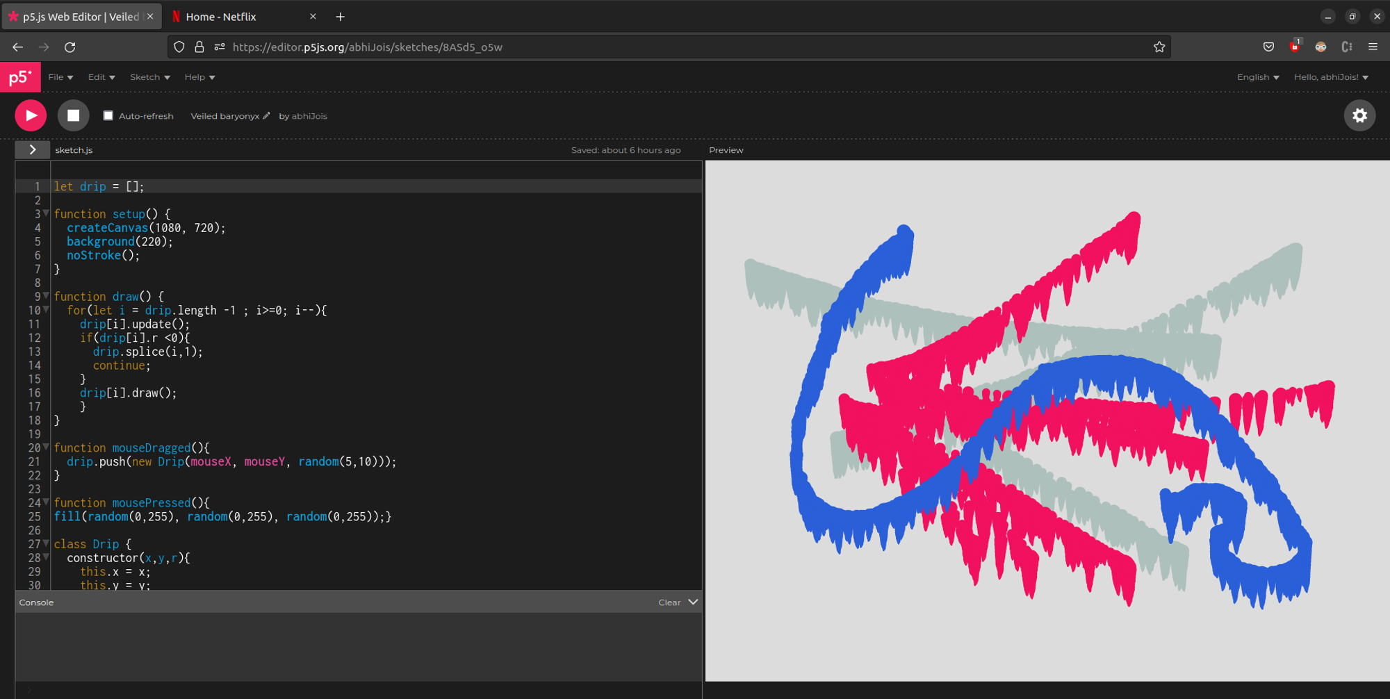 Paint like Pollock | Abhiram Jois